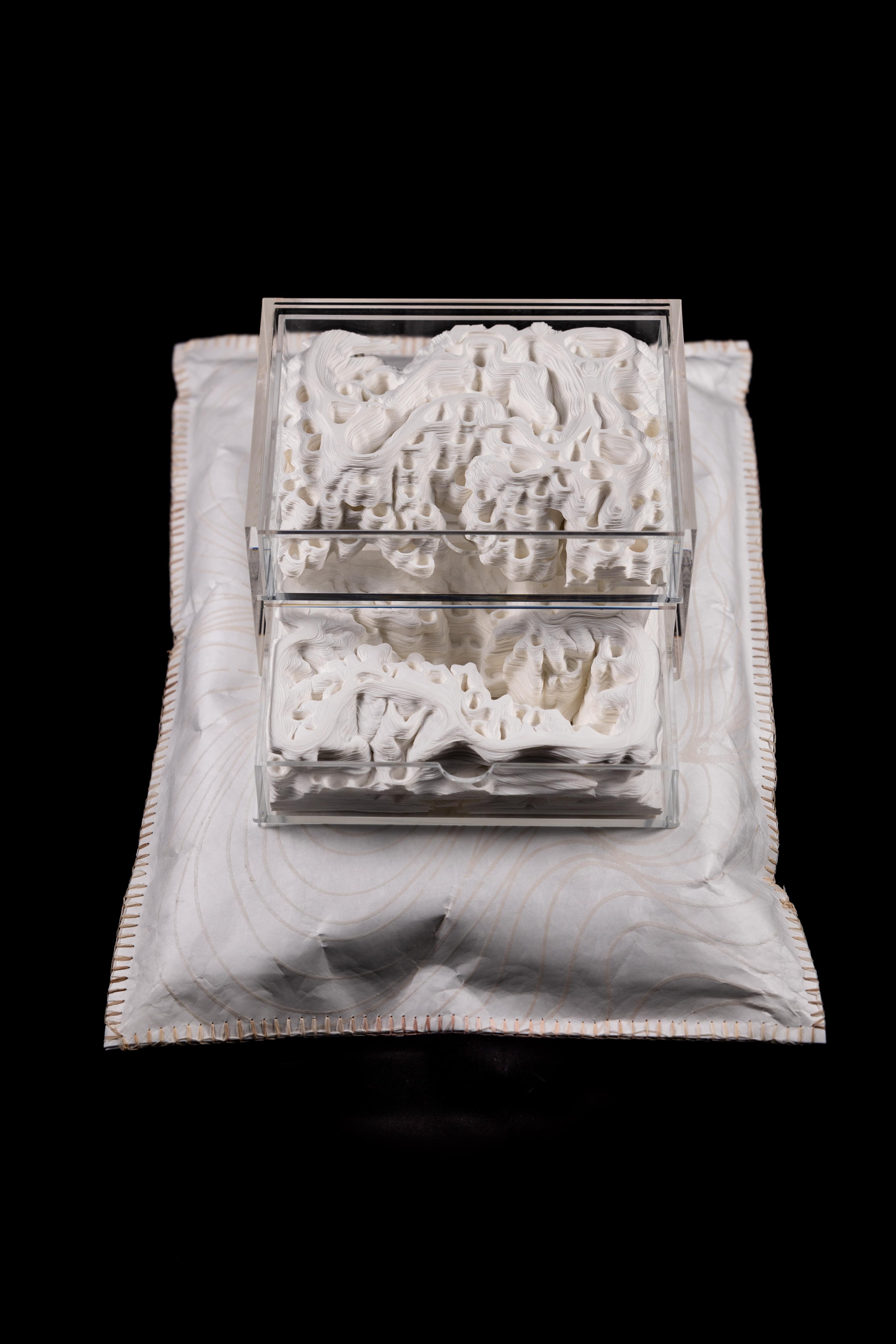 Sculpture by artist Jacky Cheng